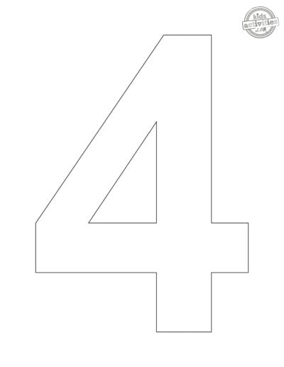 Cardboard Number Templates For Endless Crafts | Kids Activities Blog