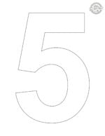 Cardboard Number Templates For Endless Crafts | Kids Activities Blog