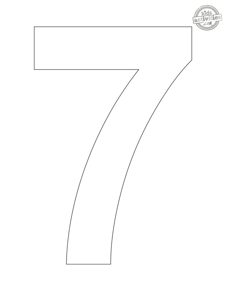 Cardboard Number Templates For Endless Crafts | Kids Activities Blog