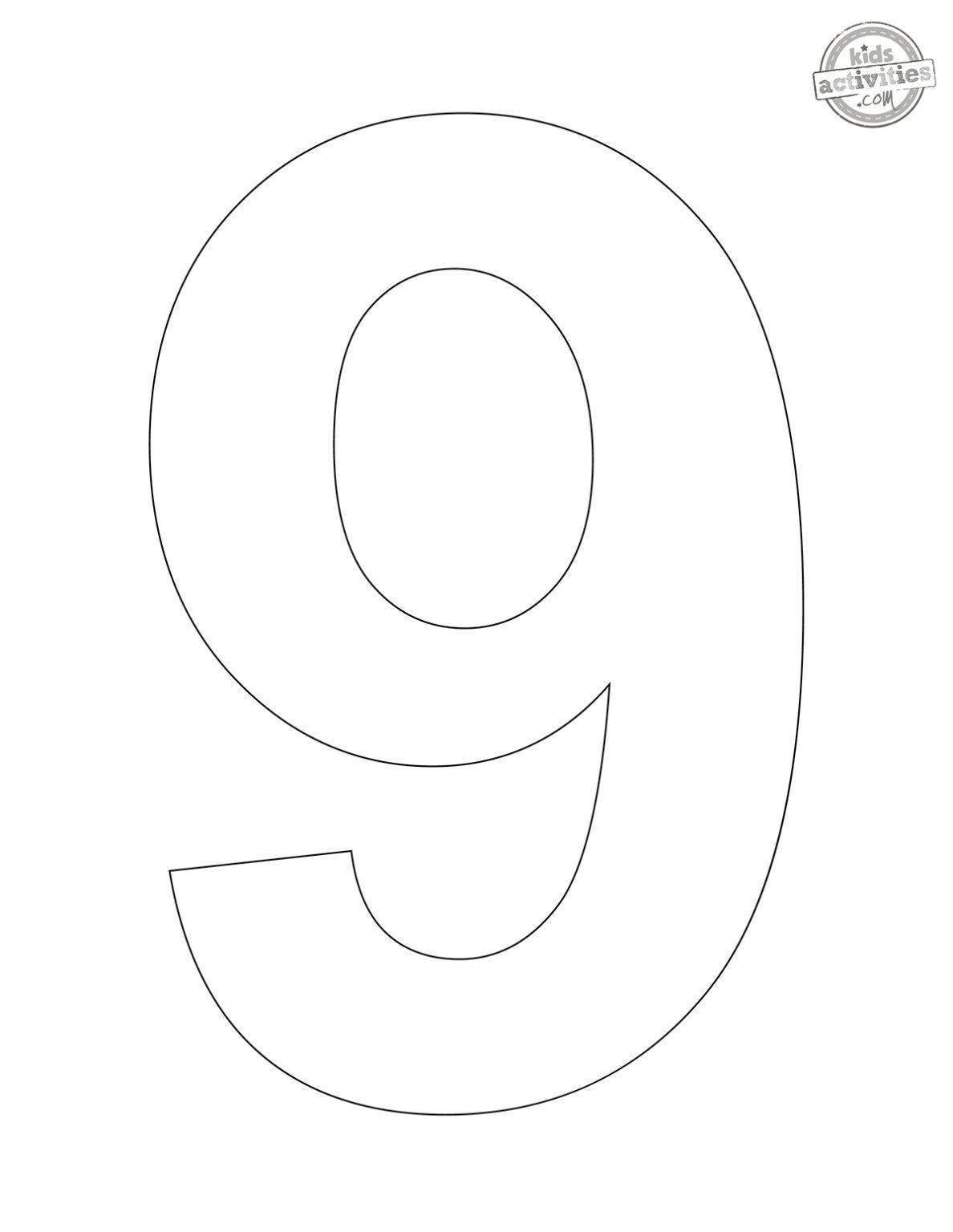 Cardboard Number Templates For Endless Crafts | Kids Activities Blog