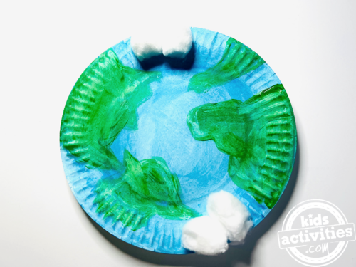 Super Easy Earth Paper Plate Craft for Preschoolers | Kids Activities Blog