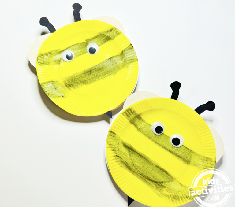 Fun Bee Paper Plate Craft Easy for Preschoolers | Kids Activities Blog