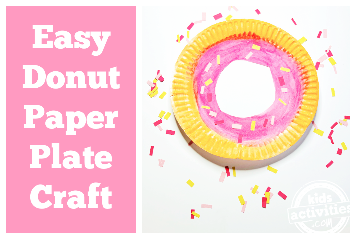 Paper Plate Donut Craft