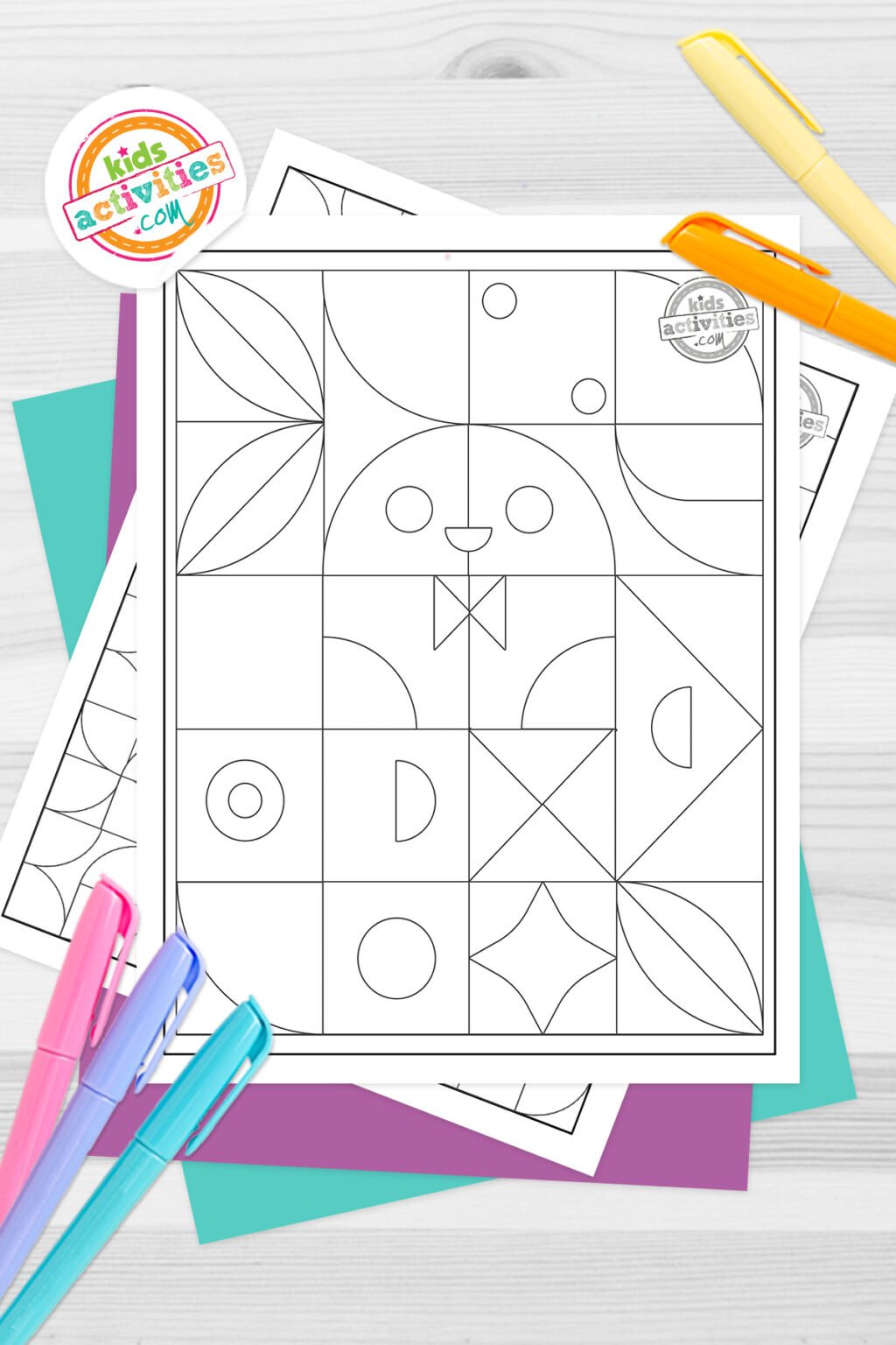Free Geometric Art Printables For Kids | Kids Activities Blog