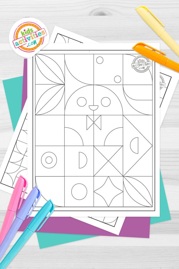 Free Geometric Art Printables For Kids | Kids Activities Blog