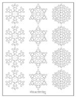 Snowflake Template For Many Snowflake Crafts! | Kids Activities Blog