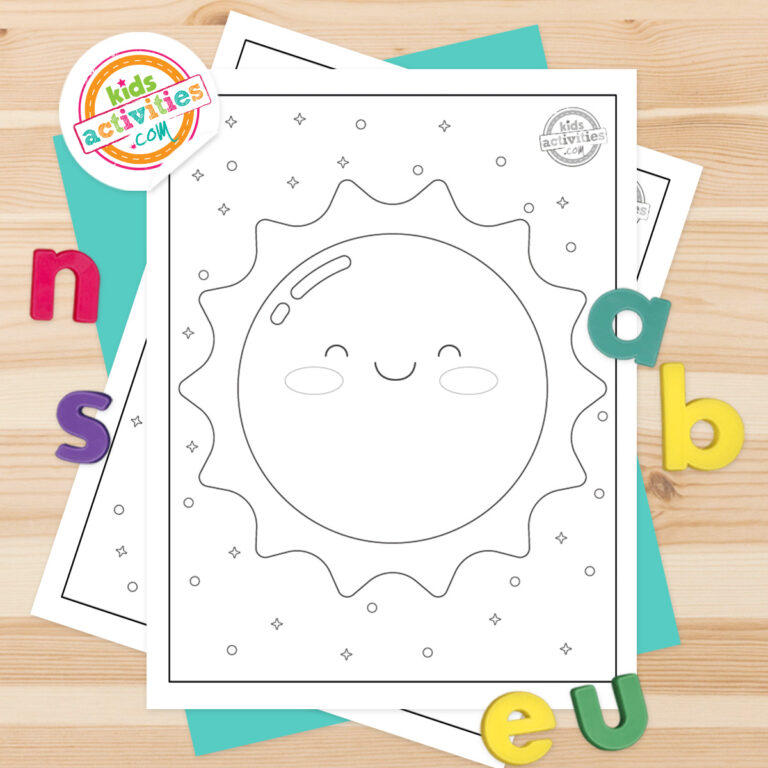 Shiny Sun Coloring Pages For Kids Kids Activities Blog
