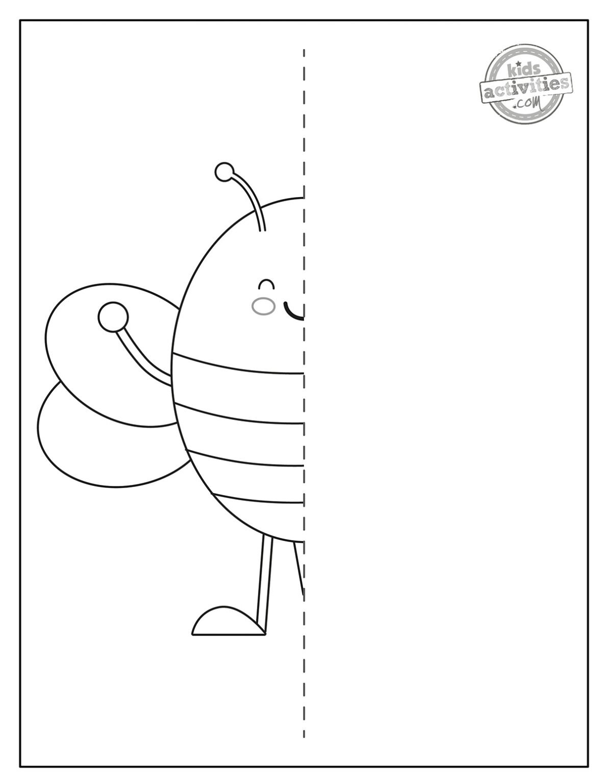 Draw The Other Half! Symmetry Drawing Worksheets Kids Activities Blog