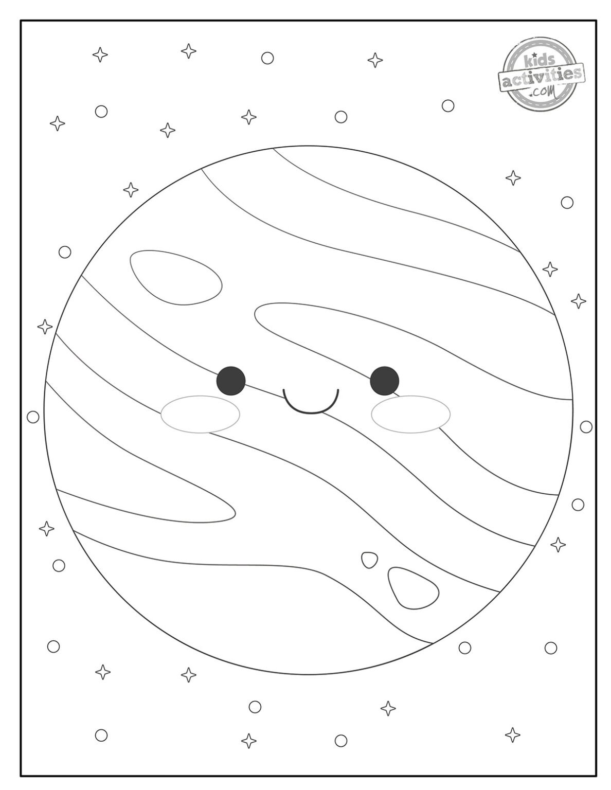 Venus Coloring Pages For Kids of All Ages | Kids Activities Blog