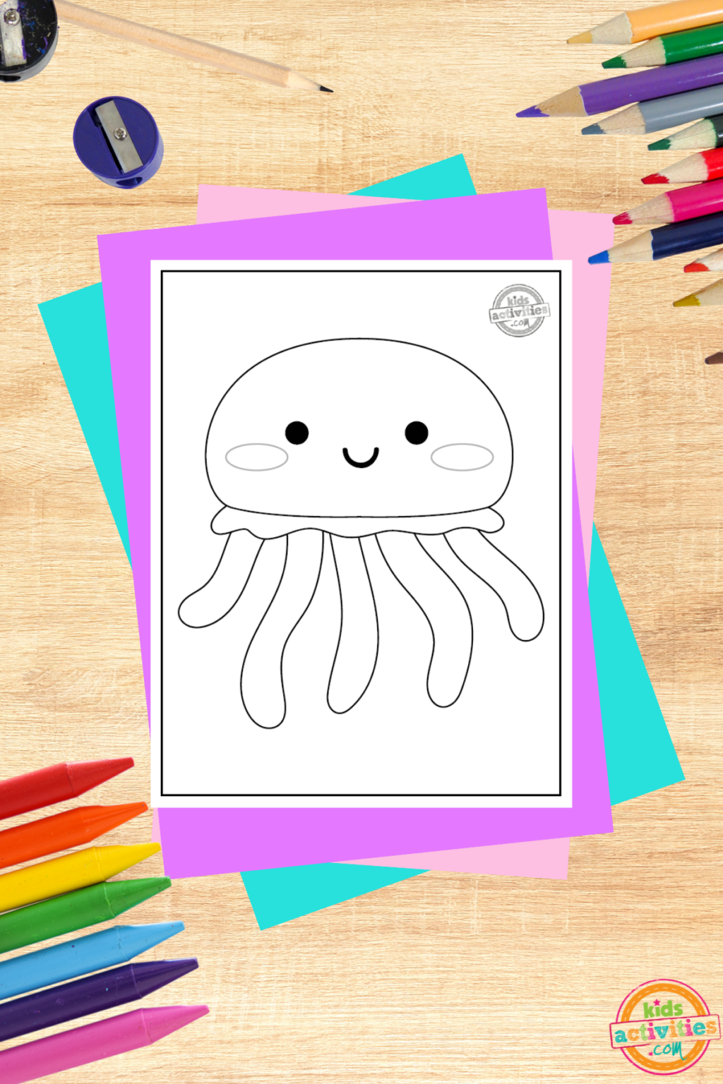 Free Printable Jellyfish Coloring Page Kids Activities Blog