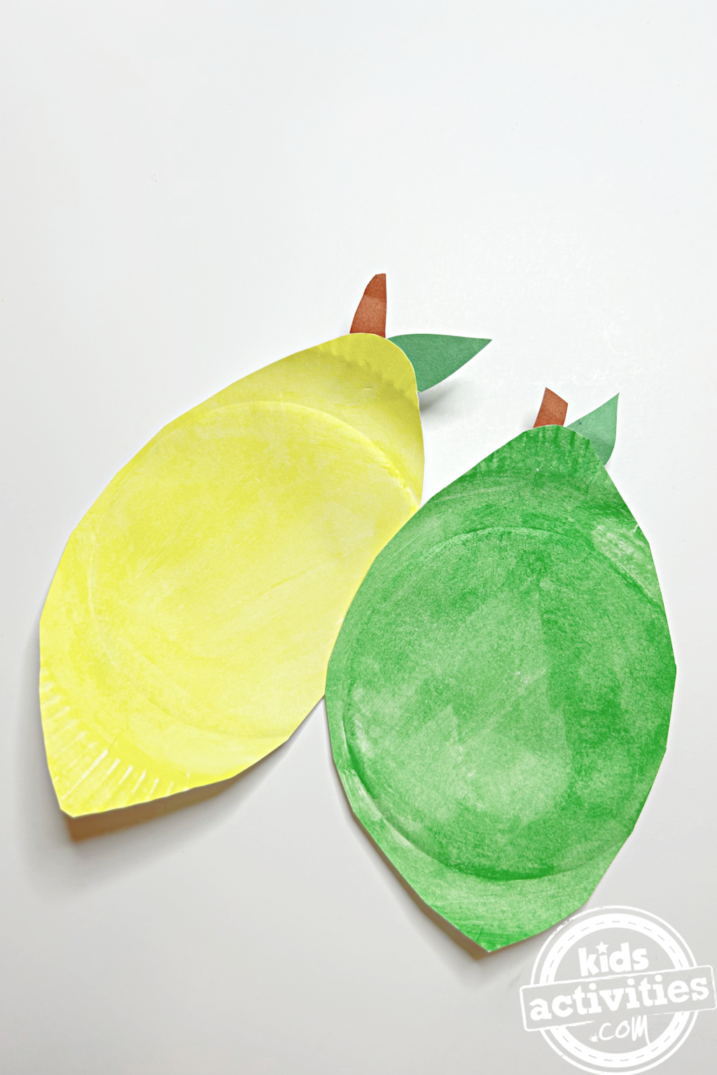 Cute Lemon & Lime Paper Plate Craft | Kids Activities Blog