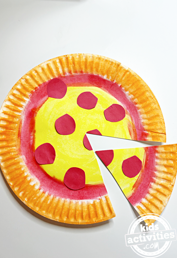 Easy and Fun Pizza Paper Plate Craft for Kids | Kids Activities Blog