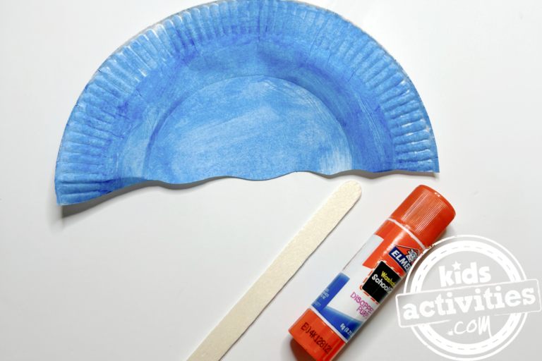 Easy and Fast Umbrella Paper Plate Craft for Preschoolers | Kids ...