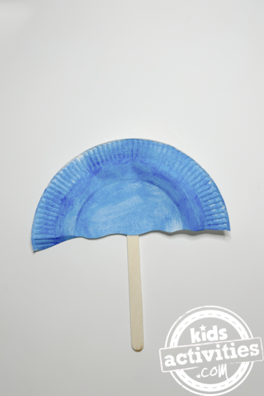 Easy and Fast Umbrella Paper Plate Craft for Preschoolers | Kids ...