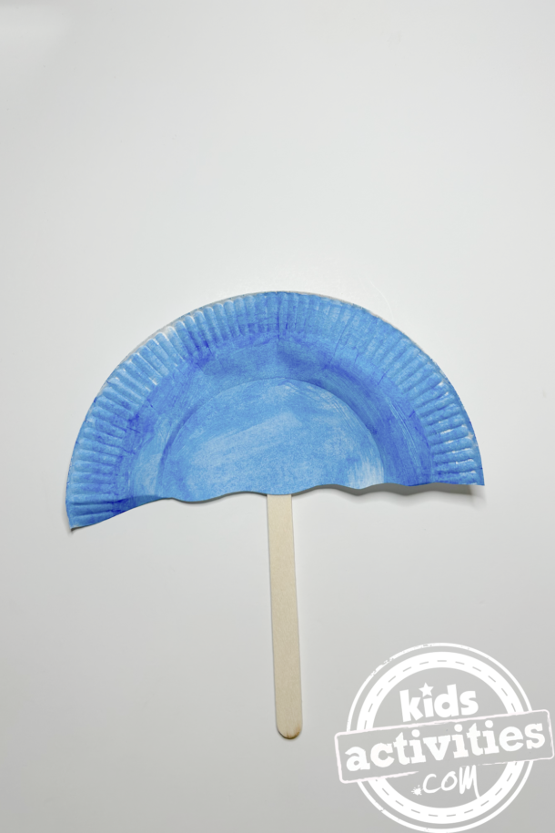 Easy and Fast Umbrella Paper Plate Craft for Preschoolers | Kids ...