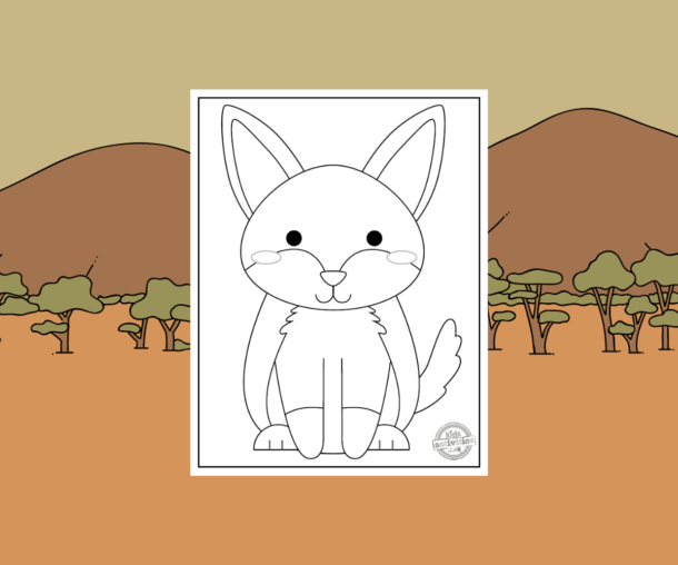 Fun Free Jackal Coloring Page For Kids | Kids Activities Blog