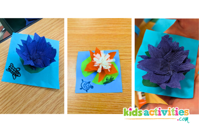 Tissue Paper Lily Pad Art Project for Kids | Kids Activities Blog