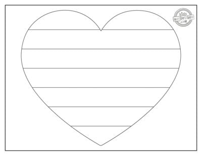 Rainbow Heart To Download, Print and Color Kids Activities Blog