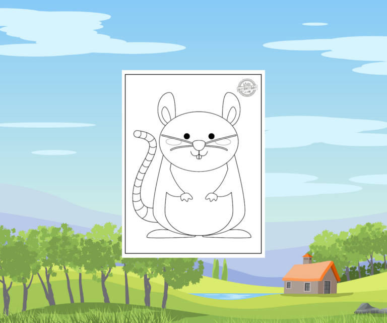 Printable Rat Coloring Page | Kids Activities Blog
