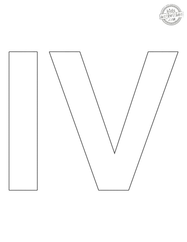 Printable Roman Numerals 1-10 For Kids | Kids Activities Blog