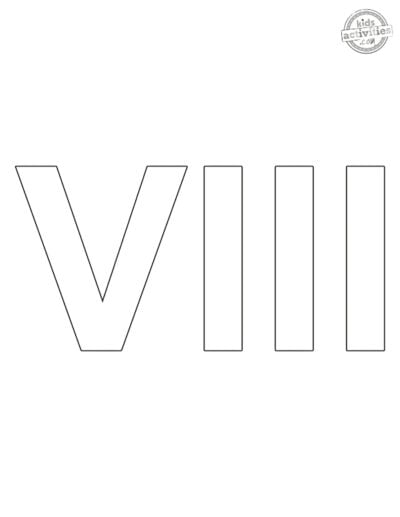 Printable Roman Numerals 1-10 For Kids | Kids Activities Blog