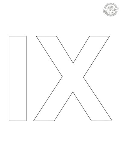 Printable Roman Numerals 1-10 For Kids | Kids Activities Blog