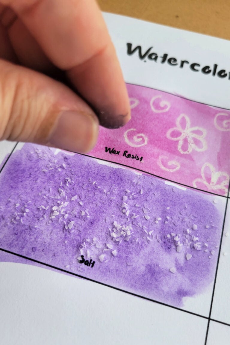 Fun Watercolor Techniques Art Project for Kids • Kids Activities Blog