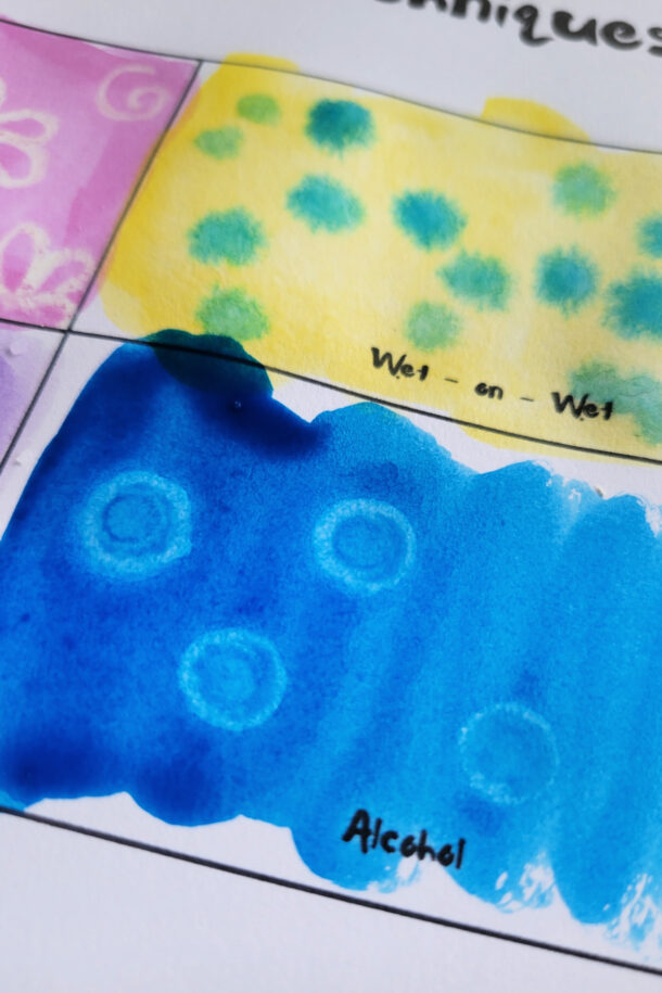 Fun Watercolor Techniques Art Project for Kids • Kids Activities Blog