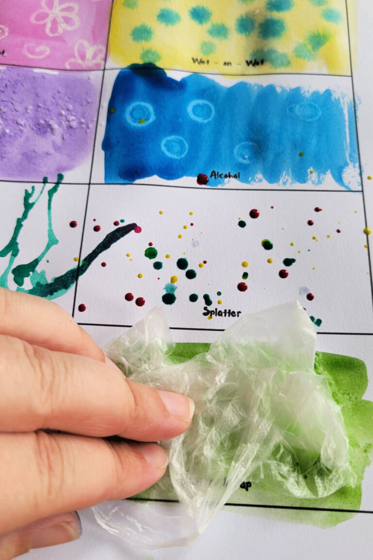 Fun Watercolor Techniques Art Project for Kids • Kids Activities Blog