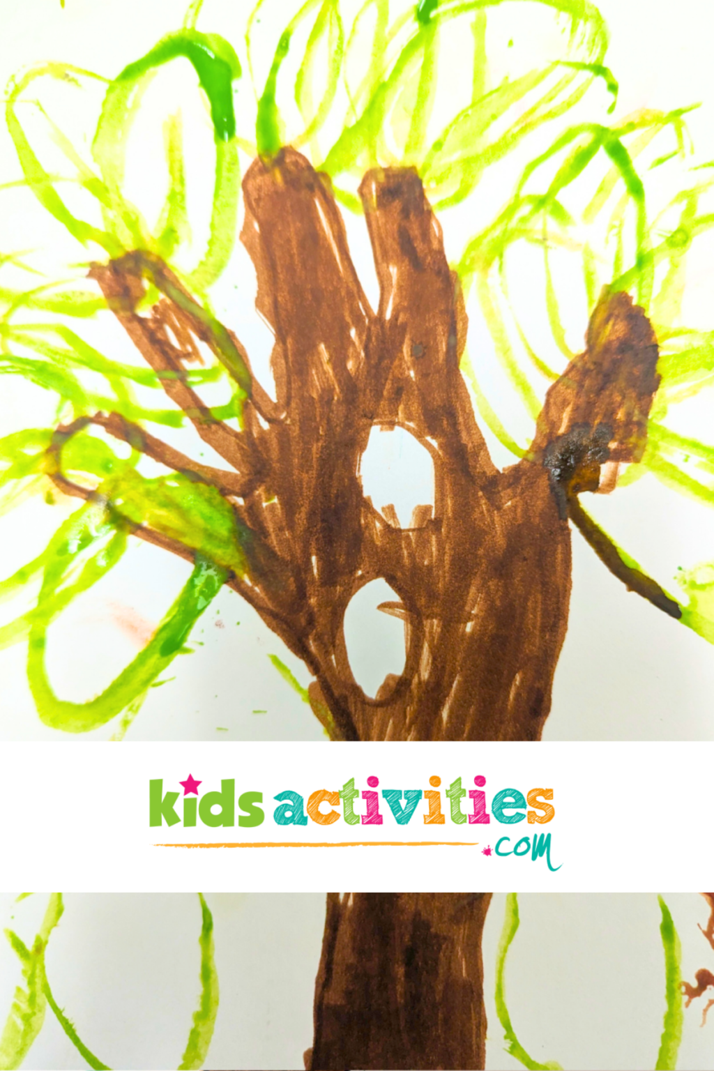 Tree Handprint Earth Day Craft for Kids • Kids Activities Blog
