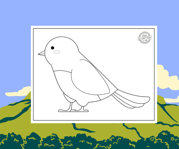 Printable Uguisu Coloring Page For Kids | Kids Activities Blog