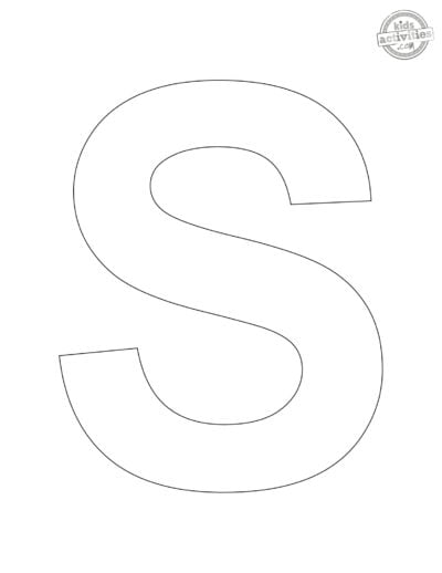 Cardboard Letters Templates To Print | Kids Activities Blog