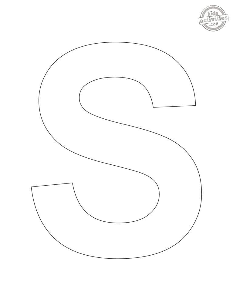 Cardboard Letters Templates To Print | Kids Activities Blog