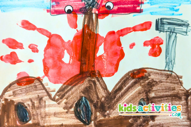 Silly Handprint Crab Painting Art Project for Kids | Kids Activities Blog
