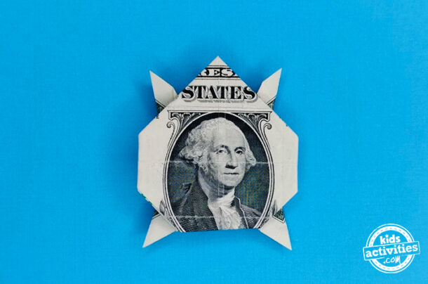 How To Make a Dollar Bill Origami Turtle | Kids Activities Blog