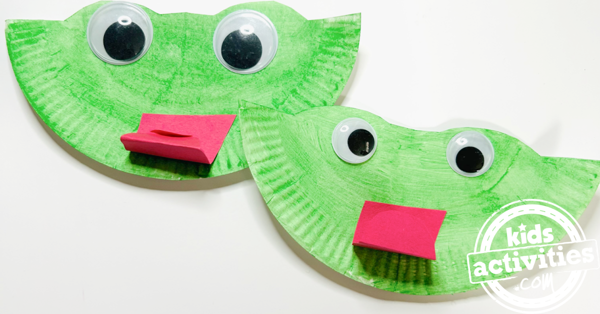 Cute and Easy Frog Paper Plate Craft | Kids Activities Blog