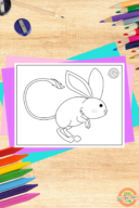 Free Printable Jerboa Coloring Page | Kids Activities Blog