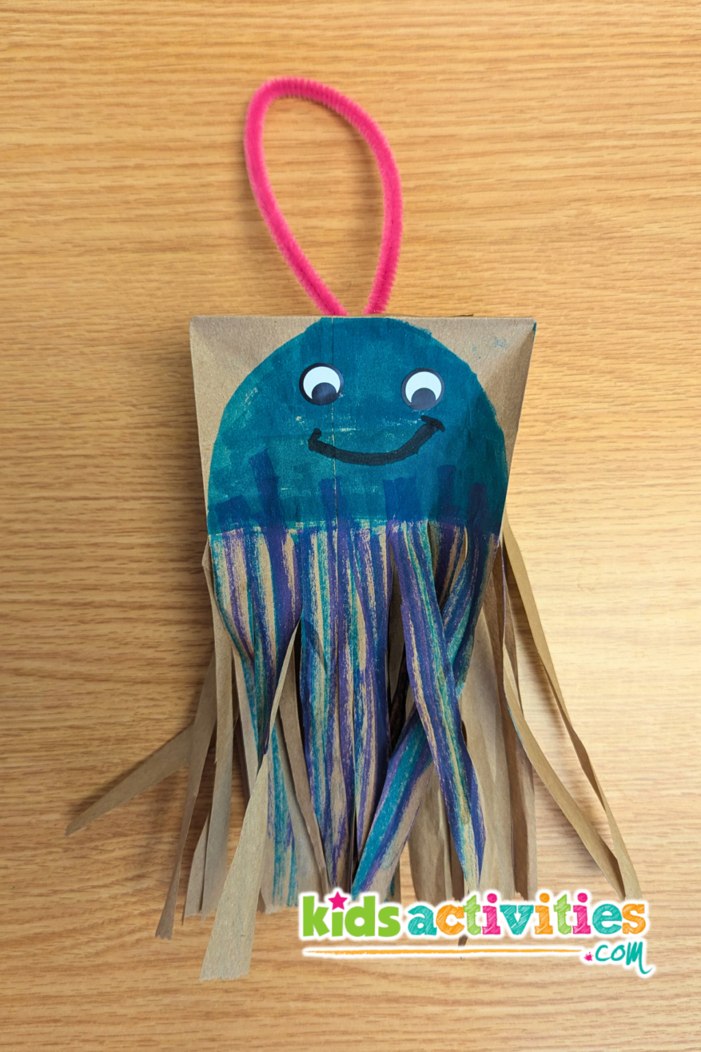Easy Paper Bag Jellyfish Art Project | Kids Activities Blog