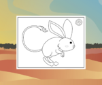 Free Printable Jerboa Coloring Page | Kids Activities Blog
