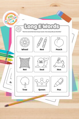 Free Letter E Practice Worksheet: Trace it, Write it, Find it & Draw ...