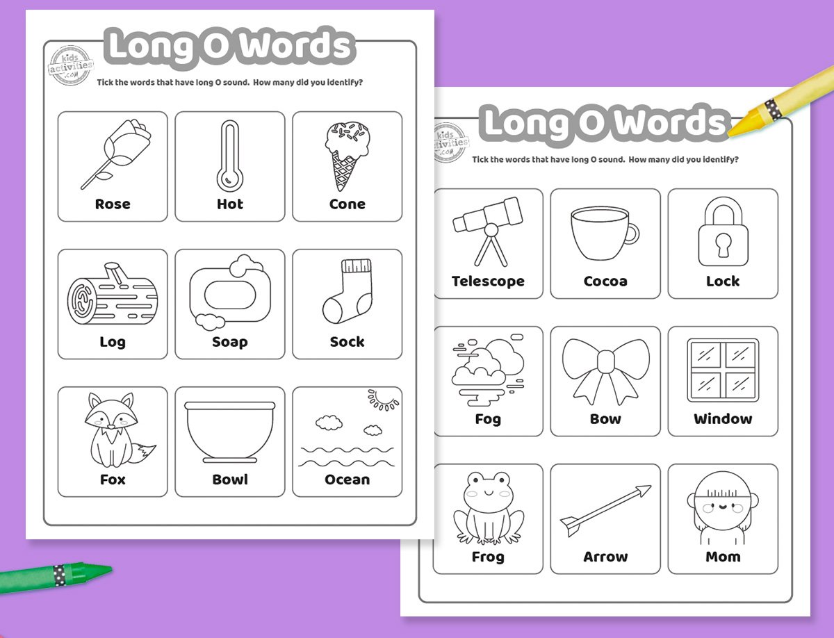 Long O Worksheet Long Vowel Worksheets Long O