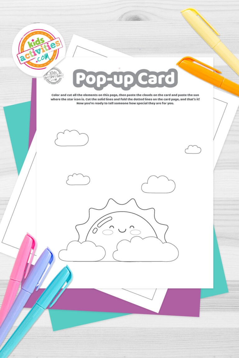 Make Your Own Pop-Up Card {Free Templates} | Kids Activities Blog