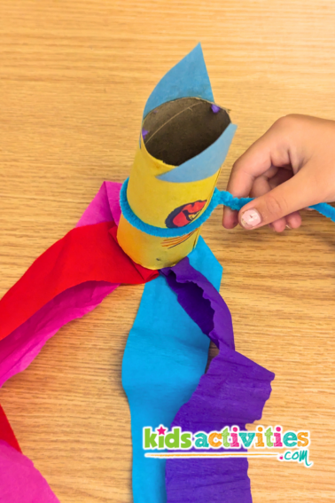 Easy Flying Cardboard Roll Rocket Art Project for Kids Kids Activities Blog