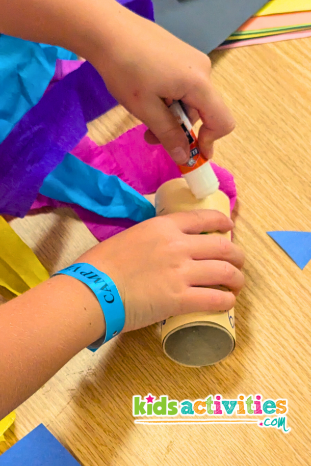 Easy Flying Cardboard Roll Rocket Art Project for Kids Kids Activities Blog