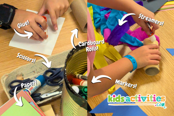 Easy Flying Cardboard Roll Rocket Art Project for Kids Kids Activities Blog