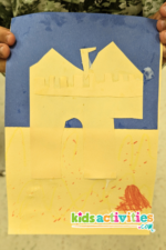 Easy Paper Sandcastle Art Project | Kids Activities Blog