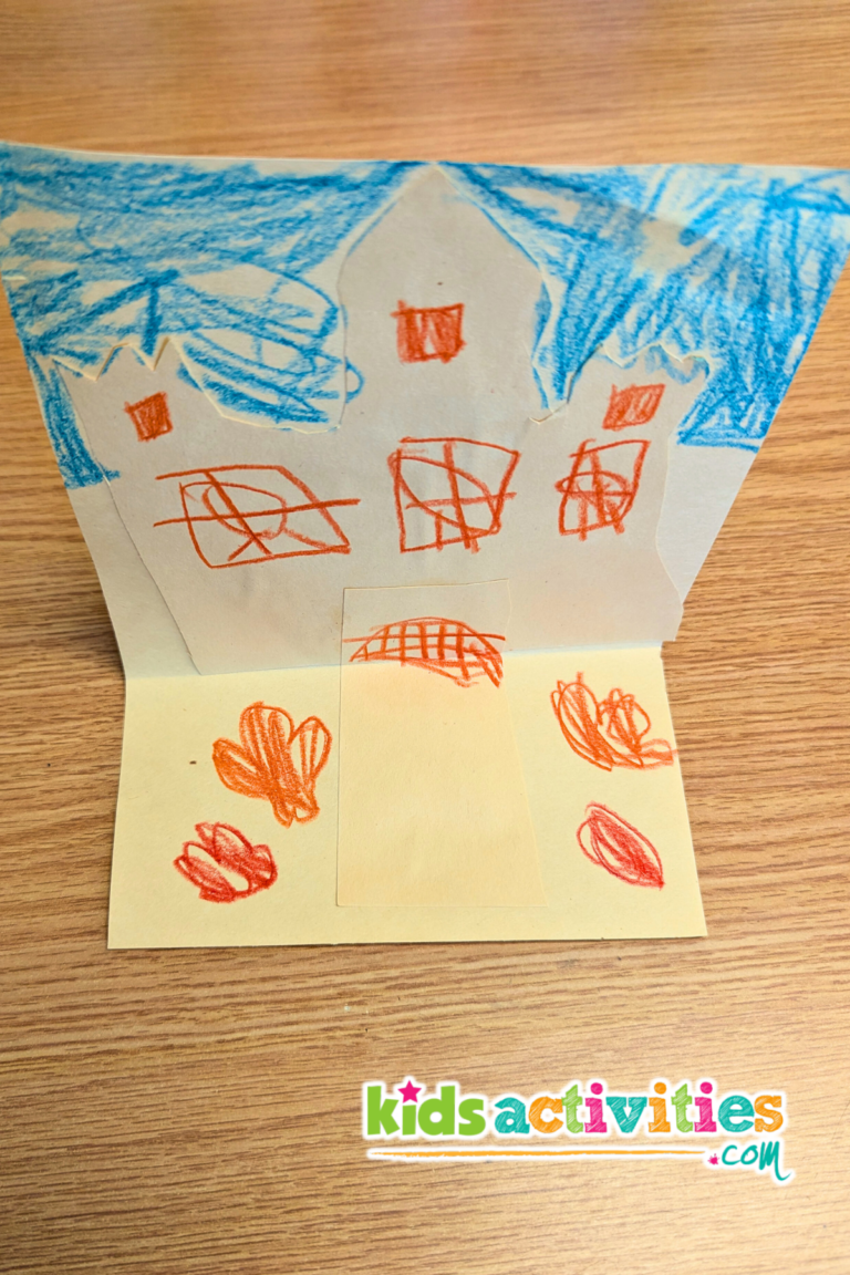 Easy Paper Sandcastle Art Project | Kids Activities Blog