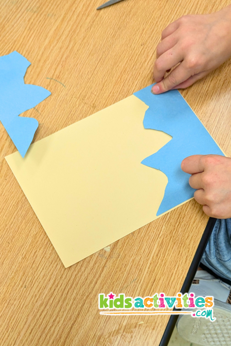 Easy Paper Sandcastle Art Project | Kids Activities Blog