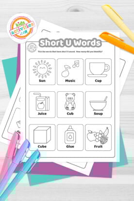 Free Letter U Worksheets For Preschool & Kindergarten | Kids Activities ...