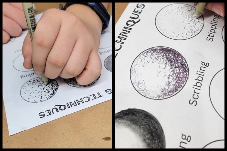 Shading Techniques Art Project for Older Kids • Kids Activities Blog